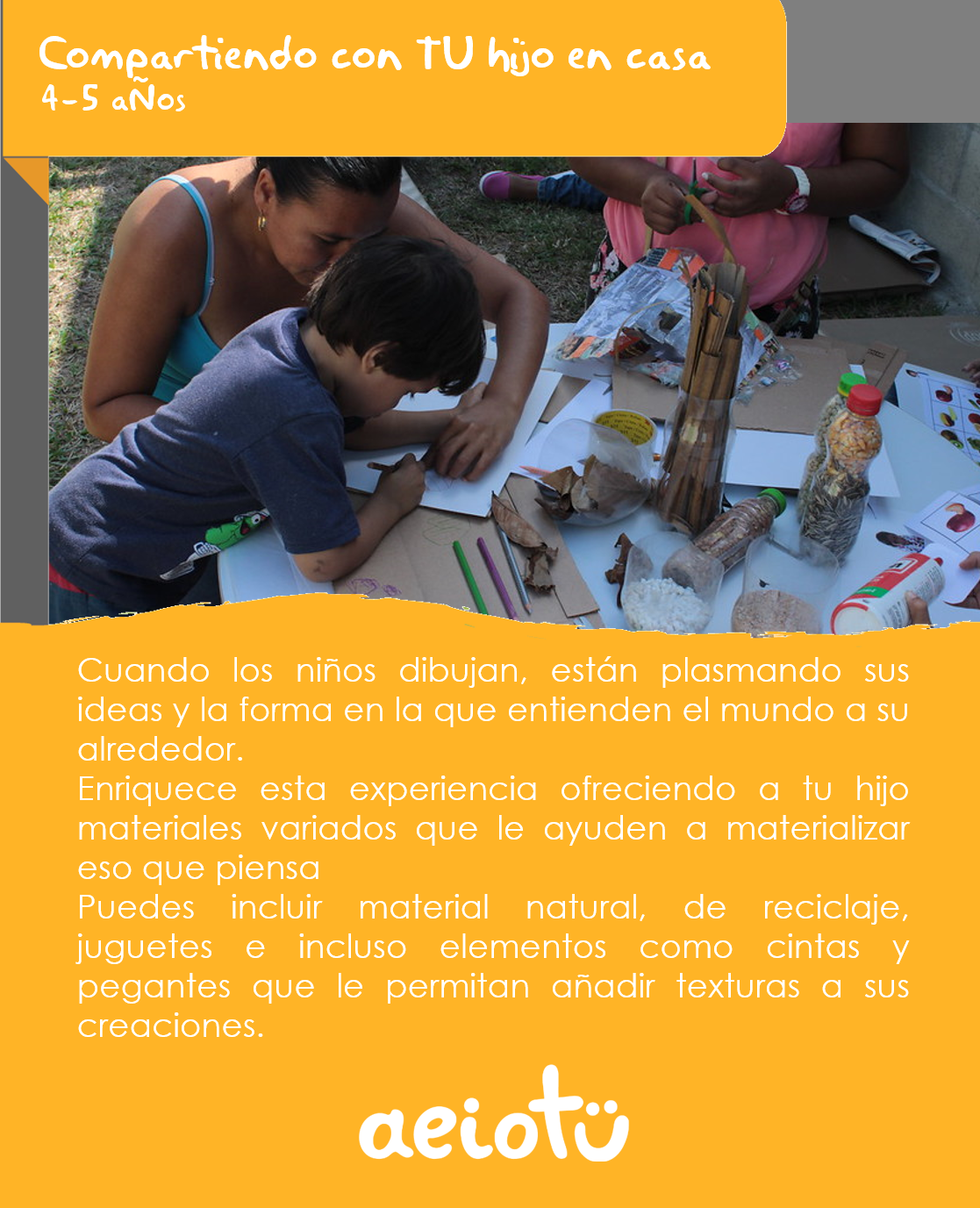 Creaciones con diversidad de materiales - Red aeioTU